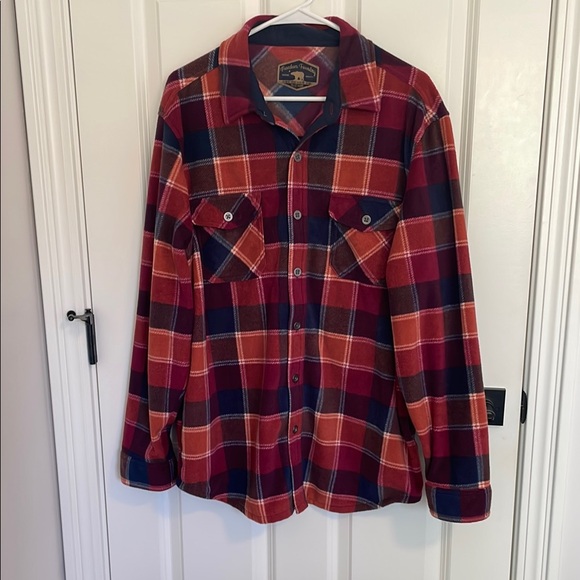 Freedom Foundry | Shirts | Freedom Foundry Mens Plaid Flannel Shirt Red ...